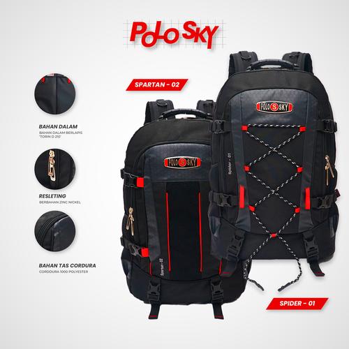 Jual POLO SKY Tas Ransel Jumbo Pria Backpack 42L Polyestern Tas ...