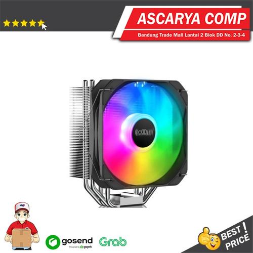 Jual PCCOOLER PALADIN 400 ARGB CPU COOLER WITH 4 NICKEL PLATED HEATPIPE ...