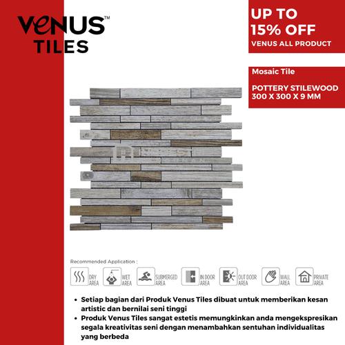 Jual Mosaic Venus Pottery Stilewood / Venus Mosaic Kamar Mandi ...