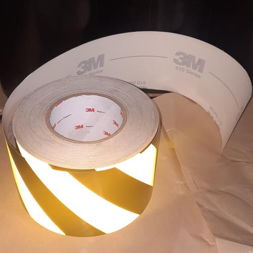 Jual Scotchlite 3M Reflector ZEBRA/Sticker Reflective Police Line 75mm ...