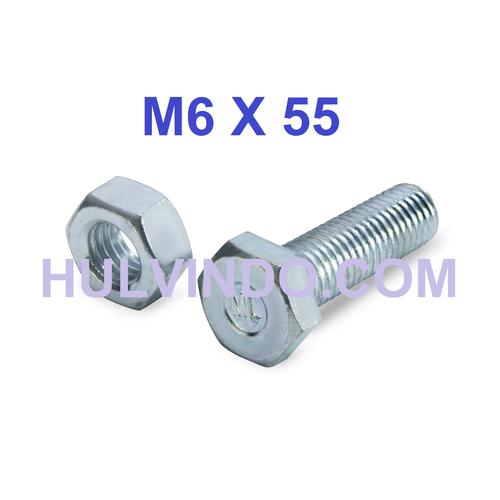 Jual BAUT MUR HEX PUTIH M6 X 55 - Kota Tangerang - Toko Aneka Guna Tangerang | Tokopedia