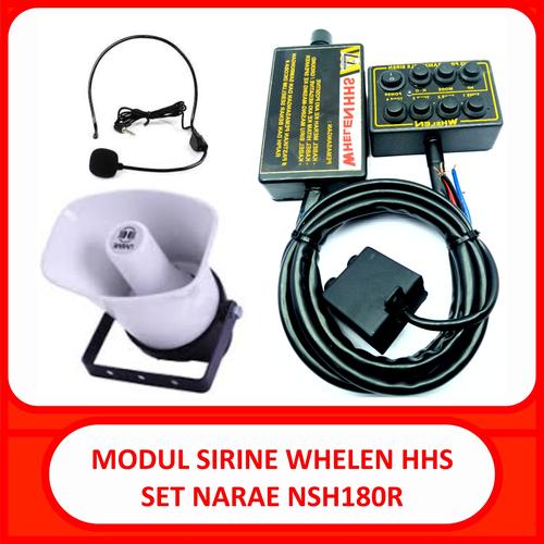 Jual modul sirine patwal whelen hhs aux mic 60 watt set narae 20 watt ...