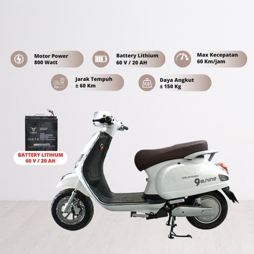 Jual Sepeda Motor Listrik Uwinfly T3 T 3 Baterai Lithium T-3 800 Watt ...