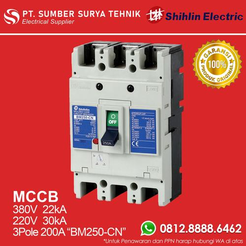 Jual MCCB BM250-CN 3P 200A Shihlin Electric - Jakarta Pusat - Toko Sumber Surya | Tokopedia