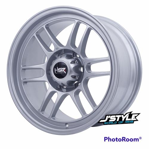 Jual velg mobil JDM R18 PCD 6X139,7 silver HSR kumamoto pajero fortuner ...
