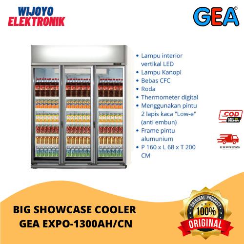 Jual Showcase 3 Pintu GEA EXPO 1300 AH/CN Display Cooler 1300 Liter ...