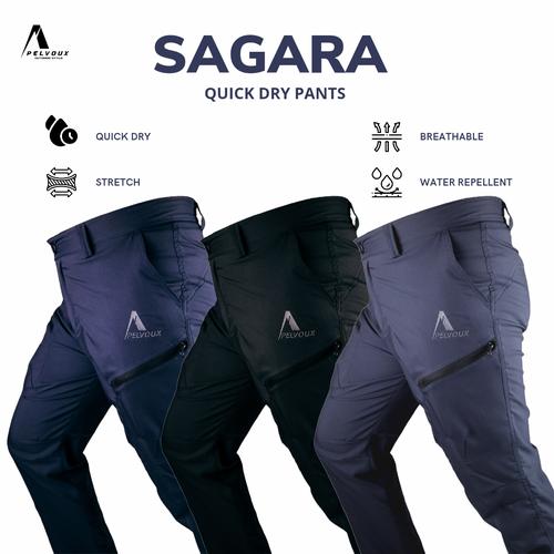 Jual Celana Panjang Gunung Quickdry Pelvoux Sagara - Biru Dongker, M ...