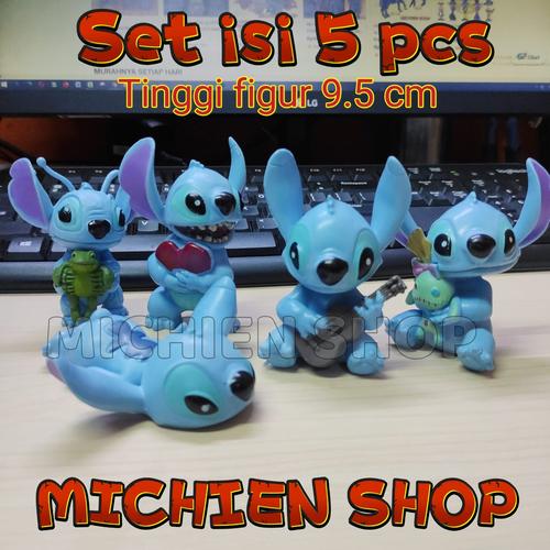 Jual Lilo & Stitch Boneka Action Figure Mainan Stitch Anmie Figur ...