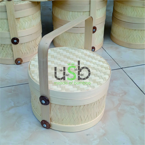 Jual KERAJINAN BAMBU - RANTANG SUSUN 1 D. 20 CM - Pakai Kardus ...