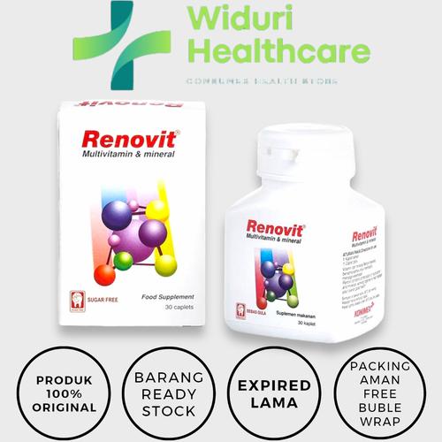 Promo renovit 30 kaplet multivitamin & mineral - Jakarta Timur - Widuri ...