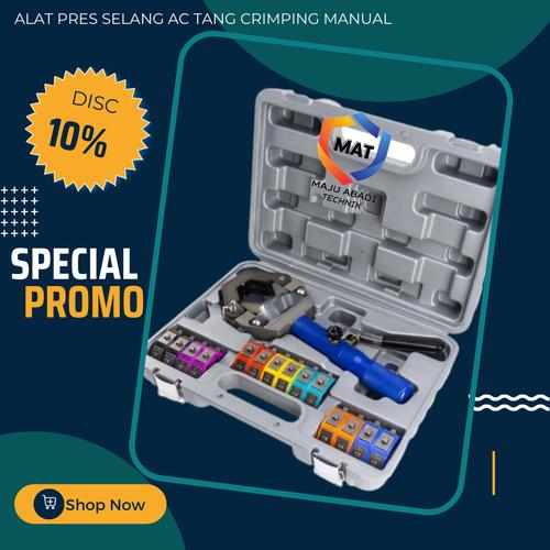 Jual ALAT PRES SELANG AC TANG CRIMPING MANUAL HYDRAULIC HOSE SELANG SET ...