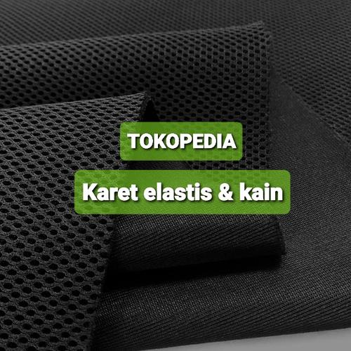 Jual jala mesh double/kain jala double mesh/jala mesh sandwich hitam ...