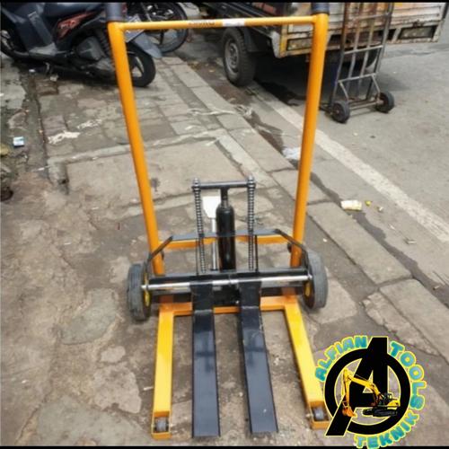 Jual Hand Forklift Trolly Mini 200Kg /Hand Stacker Trolley 200Kg ...