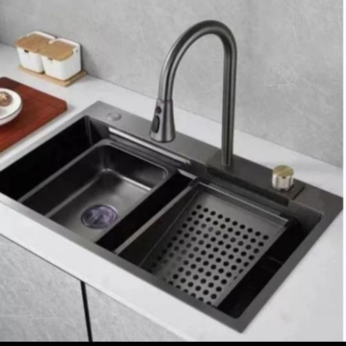 Jual kitchen sink onan 7546 black tipe terbaru bak cuci piring ...