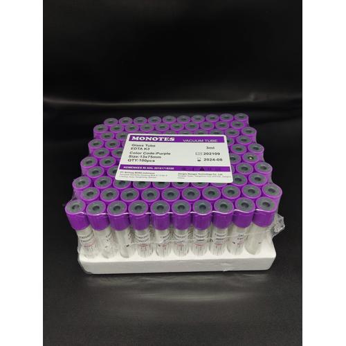 Jual Tabung EDTA K3 3ml glass|Edta 3ml glass | Blood collection tube ...