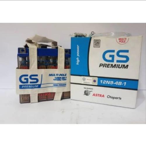 Jual AKI MOTOR GS ASTRA ORIGINAL 12N9-4B-1 12V 9Ah AKI BASAH - Jakarta ...