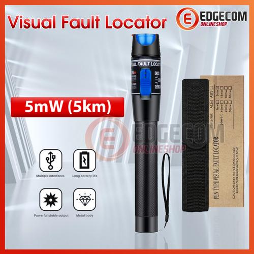Jual VFL Senter Laser Kabel Fiber Optic Visual Fault Locator 10KM 20KM ...