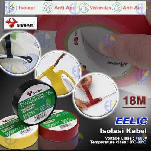 Jual Isolasi Listrik Merah Kuning 18 Meter - Merah - Kota Bandung - 59 ...