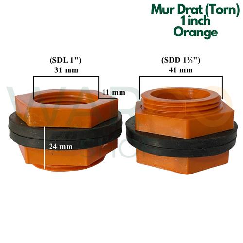Promo Mur Drat Tandon Tangki Air Napel Verloop Ring PVC Toren Torn 1 in ...