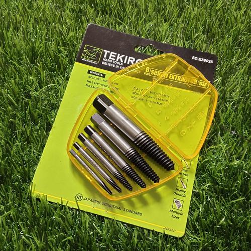 Jual Tap Balik Tekiro 6pcs Buka Baut Patah Screw Extractor Set - Kota ...