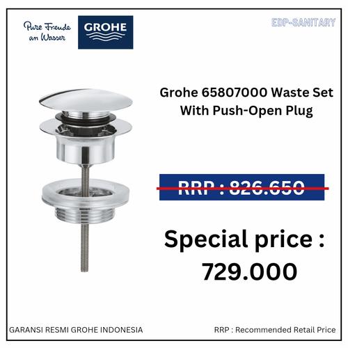 Jual Grohe 65807000 Waste set with push-open plug - Kota Bekasi - EDP ...