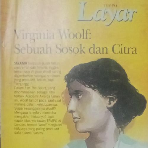 Jual Virginia Woolf: Sebuah Sosok dan Cinta-Suplemen Langka Majalah Tempo - Jakarta Selatan ...