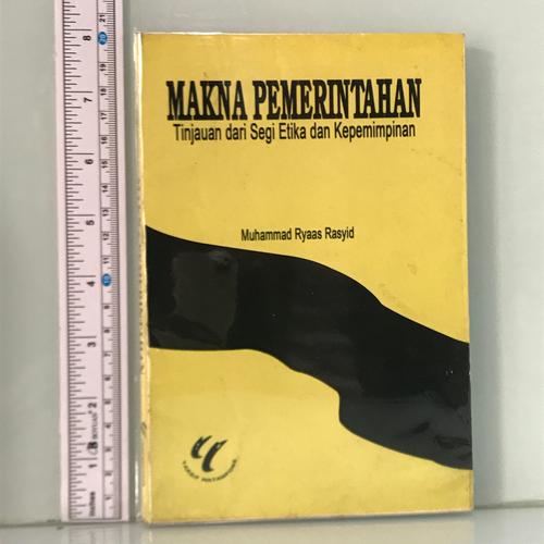 Jual MAKNA PEMERINTAHAN Muhammad Ryaas Rasyid - Kota Tangerang ...