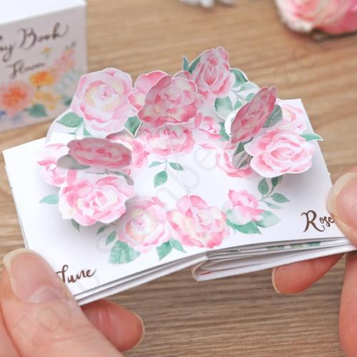 Jual Pop Up Bunga 3D Dimensi Paper Craft Flower Papercraft Miniature ...