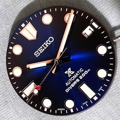 Jual dial seiko with hand blue nh35 mod seiko skx mod seiko srpd skx ...