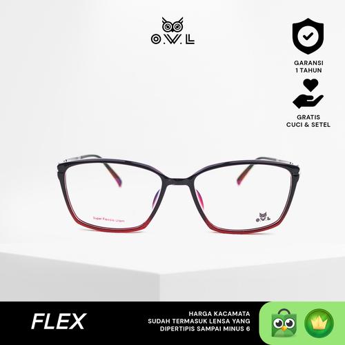 Jual O.W.L Kacamata Frame Flex 50014 Pria (Termasuk Lensa) - Black - Jakarta Utara - OWL Eyewear ...