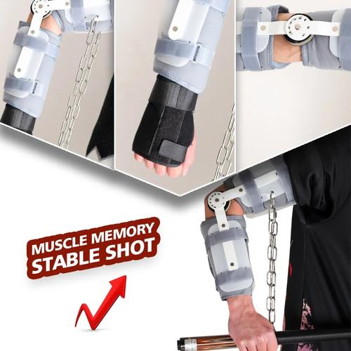 Jual billiard muscle memory wrist brace training shot alat latih tangan ...