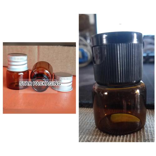 Jual Botol 3ml Kaca Cokelat Botol Fliptop 3ml Kaca Botol 3ml Tutup Ulir ...