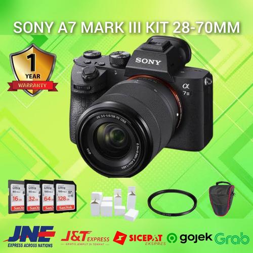 Jual Camera Sony A7 Mark III Kit 28-70MM / Sony A7 Mark III / Body A7 ...