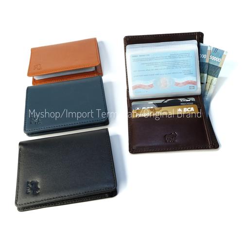 Jual Dompet Kartu Kulit Asli Card Holder Dompet Pria / Wanita RHYM 77 ...