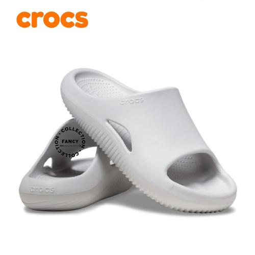 Jual Sandal Crocs Pria Mellow Slide / Crocs / Crocs Original - Abu-abu ...