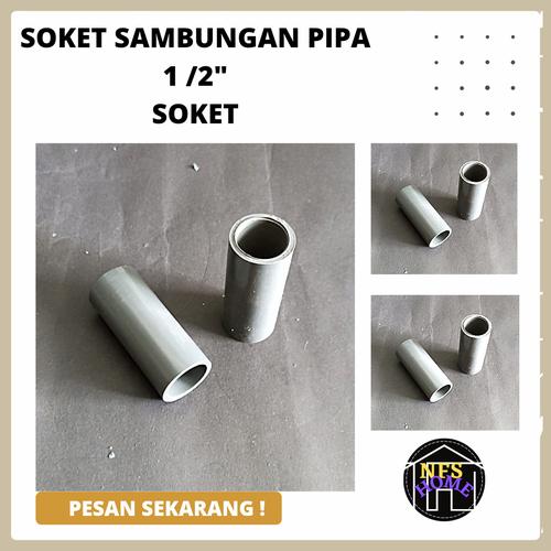 Jual SOCKET PVC AW 1/2" SAMBUNGAN PIPA SOKET - Kota Tangerang - NFS ...