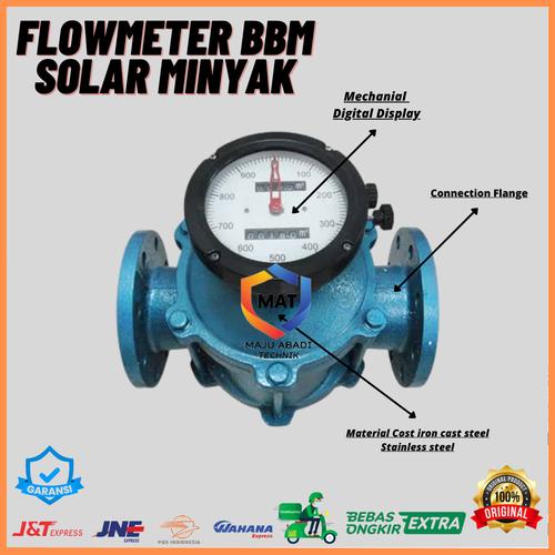 Jual Flowmeter 3" Bbm Solar Minyak Digital Flow Meter 3”Inch Meteran ...