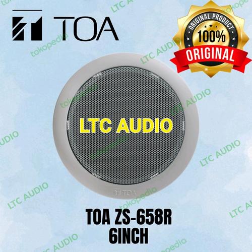 Jual Ceiling Speaker Plafon TOA ZS-658R Original / ZS 658R / ZS658R - Jakarta Barat - LTC AUDIO ...