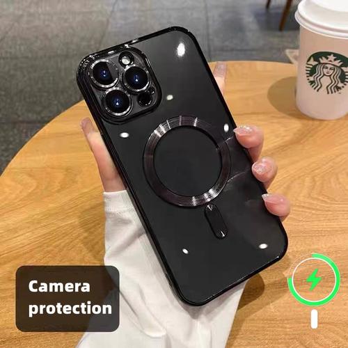 Jual Casing Iphone 13 Pro max Soft Case MagSafe magnet wireless plating ...