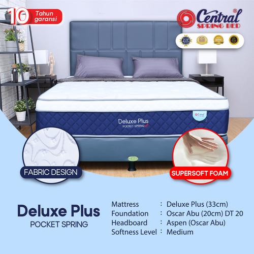Jual Spring Bed Central Deluxe Plus - Pocket Spring - DIVAN HB ASPEN ...