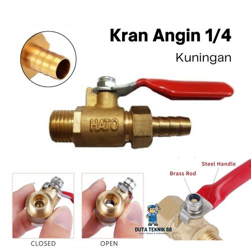 Jual kran angin / stop kran 1/4 Hato kuningan - HATO - Kab. Bekasi ...
