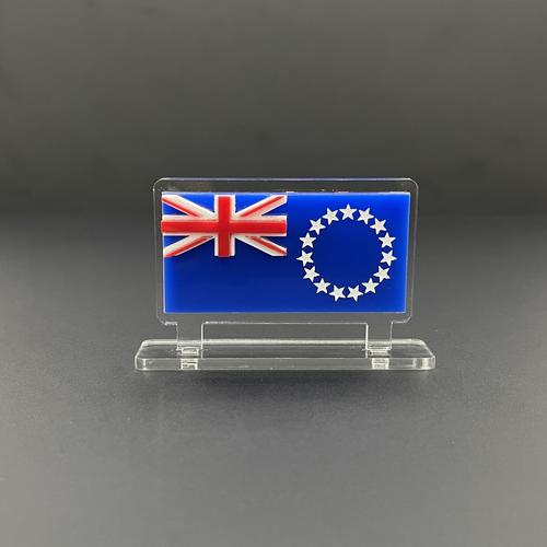 Jual Bendera Meja Negara Kepulauan Cook Bendera Cook Islands Timbul ...