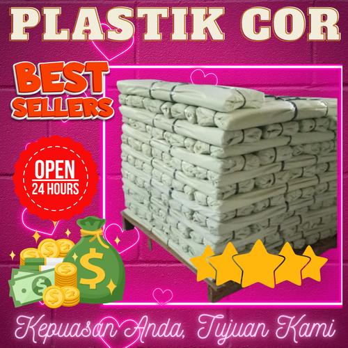 Jual PLASTIK COR HIJAU BUTEK +-7KG PANJANG +-63 meter material bangunan ...