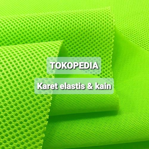 Promo jala mesh double/kain jala double mesh/jala mesh sandwich hitam ...