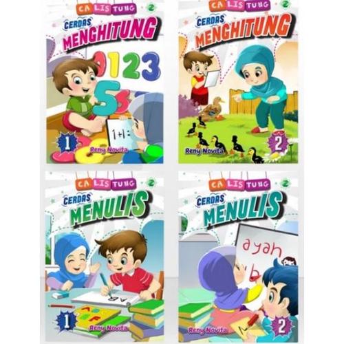 Jual Calistung | Belajar Menulis dan Menghitung - Menulis TK B - Kota ...