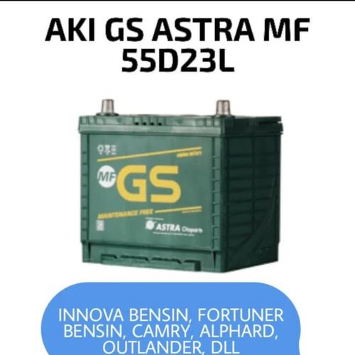 Jual AKI MOBIL NISSAN X-TRAIL , JUKE , SERENA NISSAN TEANA, GS ASTRA MF 55D23L 12V 60Ah ORIGINAL ...