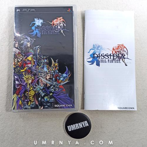 Jual BOX & MANUAL BOOKLET ONLY, Kaset PSP UMD Dissidia Final Fantasy FF ...