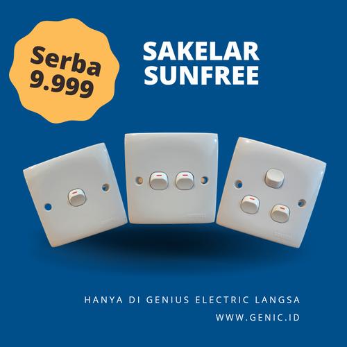 Jual SAKLAR / STOP KONTAK WHITE STONE SERIES SUNFREE - SK Antena S1RCV ...