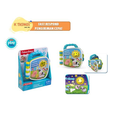 Promo FISHER PRICE Laugh & Learn Counting Animal Friends Book Mainan ...