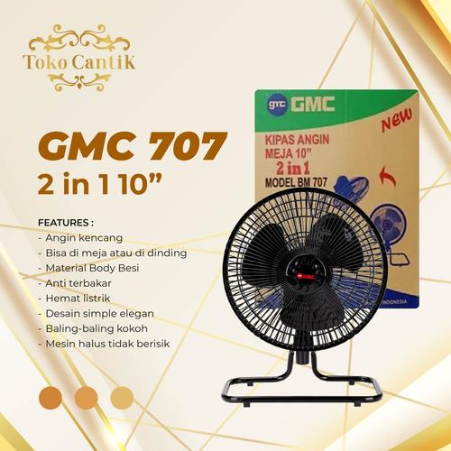 Jual Kipas Angin Besi Duduk dan Dinding 10 INCH GMC 707 Terbaru ...